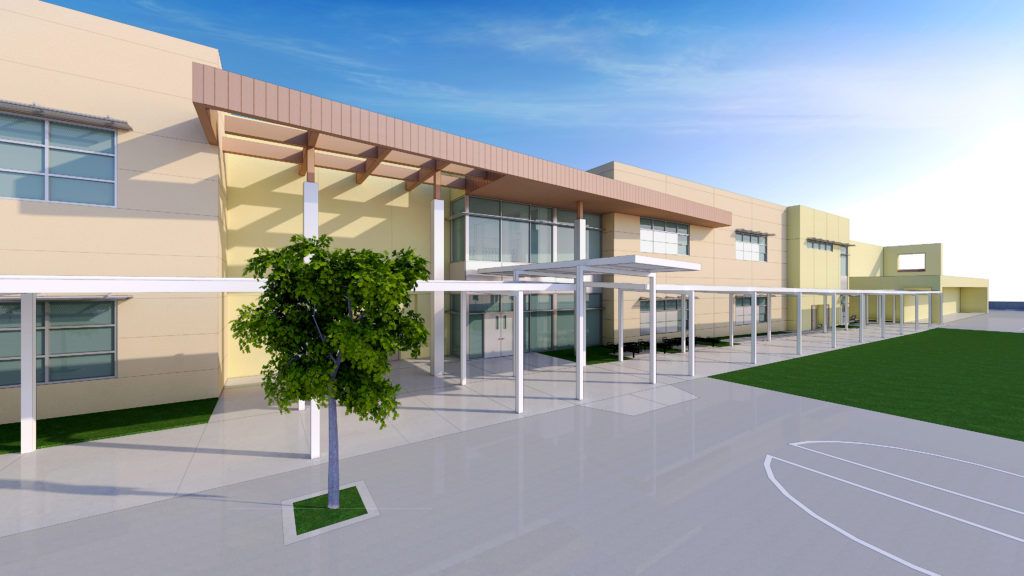 LAUSD Porter Ranch Community School Classroom Addition | HPI Architecture